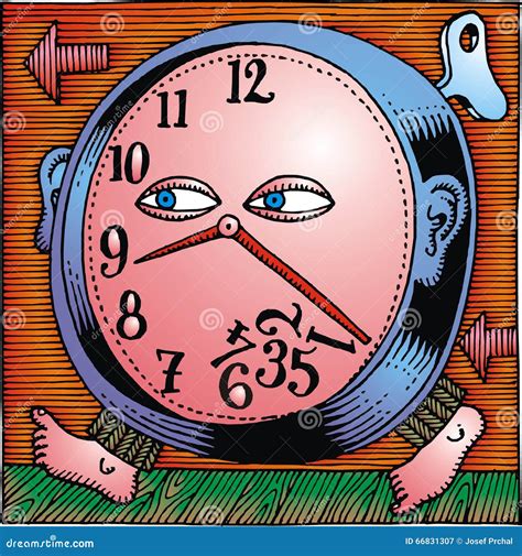 Abstract Alarm Clock Stock Vector Illustration Of Measure 66831307