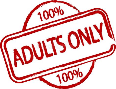 Under 18 Adults Only Stamp Stock Vector Illustration Of Label 78373674