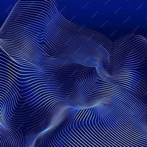 Premium Photo Modern Abstract Wave Curve Background Design With