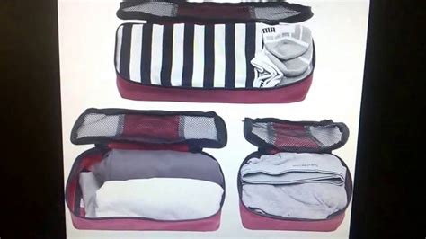 Ebay Ebags Slim Packing Cubes Assorted 3pc Set 5 Colors Packing Aid New Packing Cubes