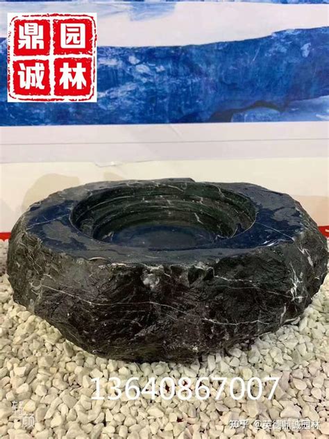黑山石个性设计观赏造景石材 黑山石庭院摆放造景 黑山石制作 知乎
