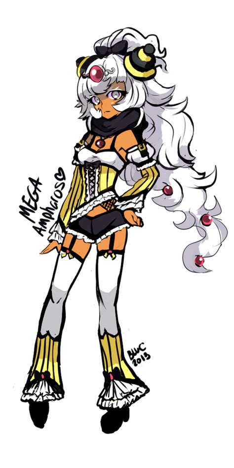 Gijinka Pokemon Mega Ampharos Pokemon Anime