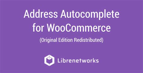 Descargar Address Autocomplete For Woocommerce Gratis