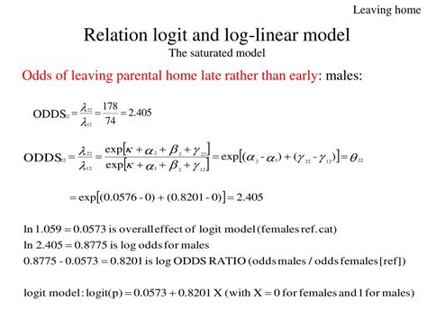 ppt logit model logistic regression and log linear model a