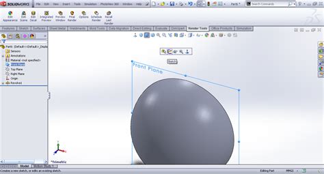 Tutorial Modeling Tennis Ball In Solidworks Grabcad Tutorials