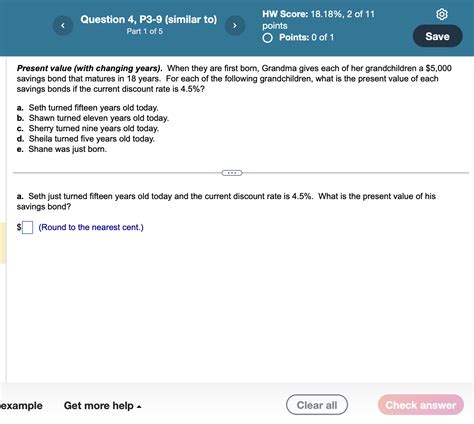 Question 4 P3 9 Similar To Hw Score 18 18 2 Of