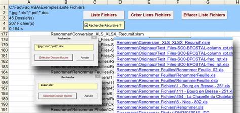 Xl 2013 Lister Fichiers Dun Dossier Avec Lien Hypertexte Macros Et