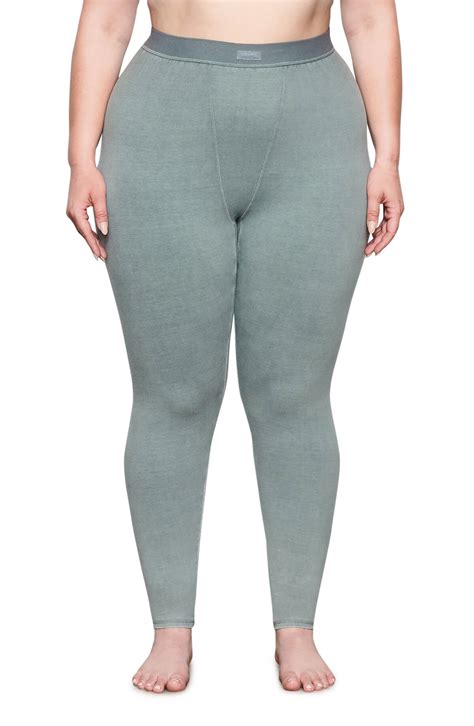 Buy Skims Outdoor Basics Seamed Leggings Heather Grey At 38 Off