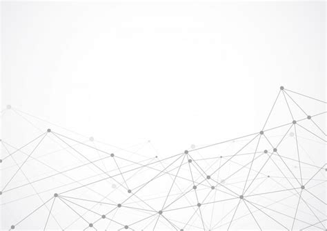 線と点を結ぶネットワーク接続の背景 無料のベクター