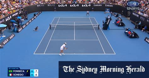 Video Australian Open Highlights Joao Fonseca V Lorenzo Sonego