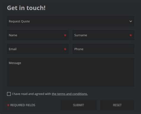 Crea Un Elegante Formulario De Contacto Oscuro Con Html Css Y