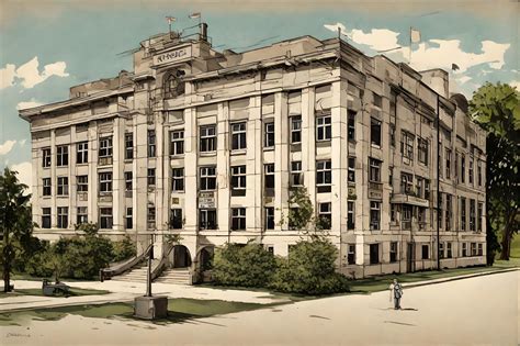 Premium Photo Public School Building