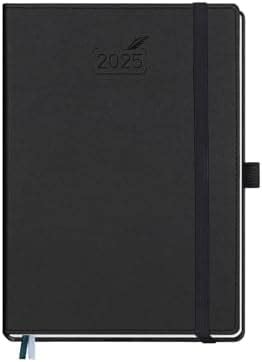 BEZEND 2025 Diary A5 Week To View Vertical Weekly Planner With 100