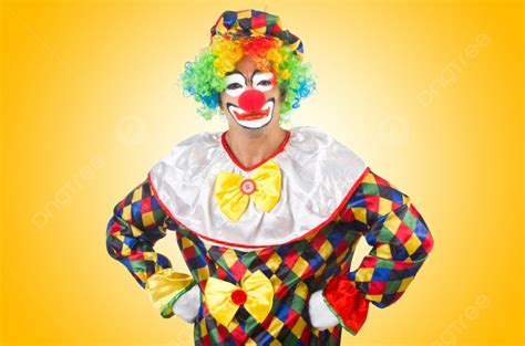 Funny Clown Isolated On White Photo Background And Picture For Free