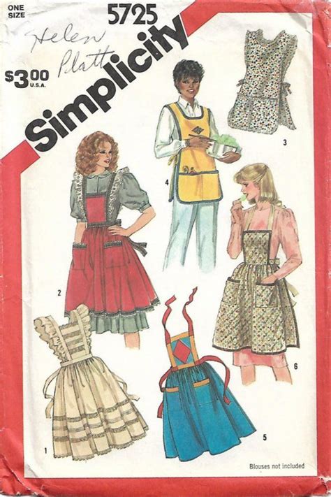 1980s Simplicity 5725 Uncut Vintage Sewing Pattern Misses Full Etsy