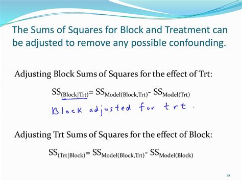 bibd and adjusted sums of squares ppt download