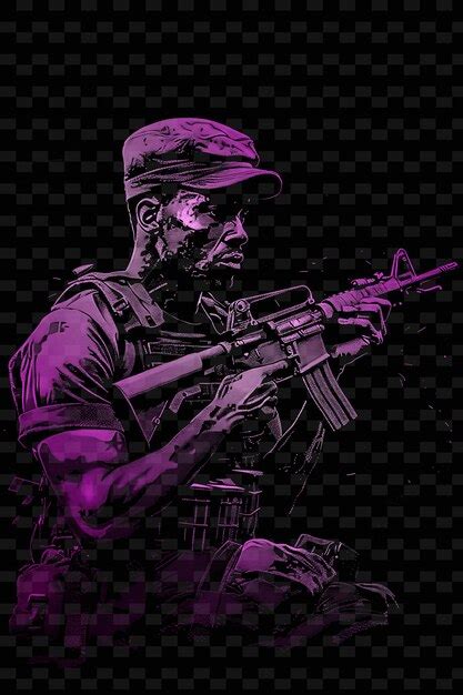 Rhodesian Light Infantry Soldier With An Fn Fal Rifle In A C Flat