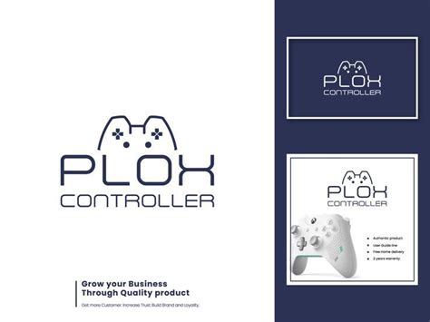 Plox Controller Logo Design Controller Selling Brand