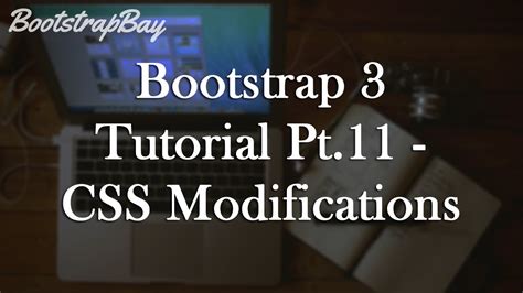 Bootstrap Tutorial Pt CSS Modifications To Navbar And Buttons YouTube