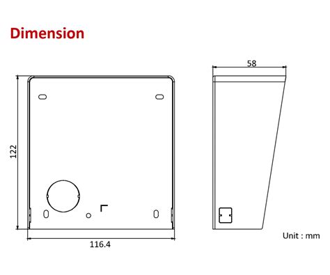 Hikvision Ds Kabd8003 Rs Module Intercom Rain Shield