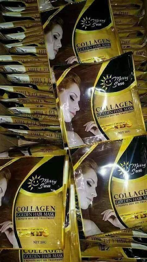 Dubai Finds Ph 🌞collagen Golden Hair Mask🌞 1 Minute Hot