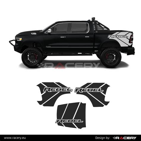 Sticker Set Dodge Ram Rebel 2019 2020 2021 Raceryeu