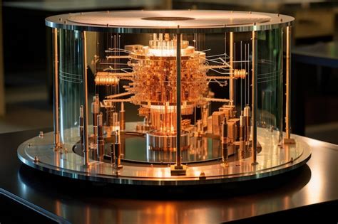 Premium Photo Quantum Computing Equipment Used In Time Crystal Studies