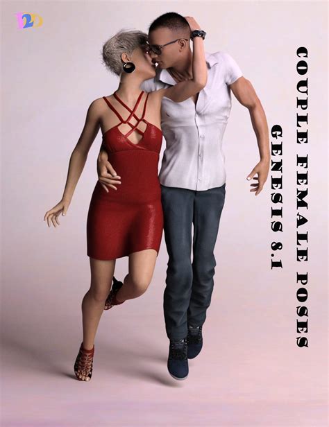 Couple Poses For Genesis 81 And 8 Daz Content By Den