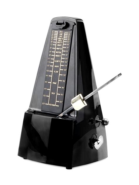 Classic Cantabile M Bk M Metronome With Bell High Gloss Black