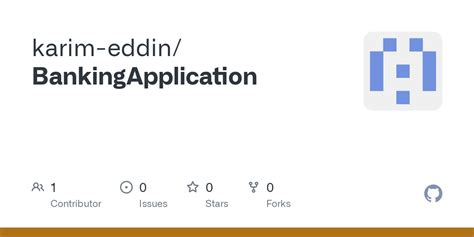 Github Karim Eddinbankingapplication