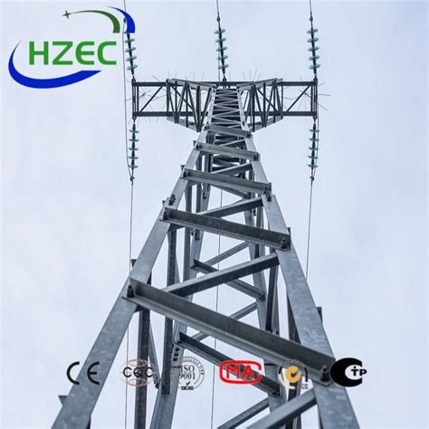 H Frame Structure Steel Kv Electric Sub Transmission Power