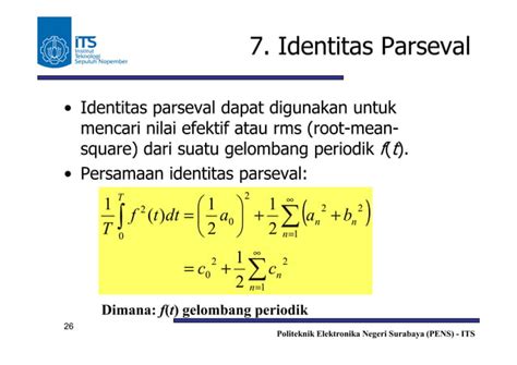 Deret Forier Untuk Matematika 3 Kuliah Matematika Ppt