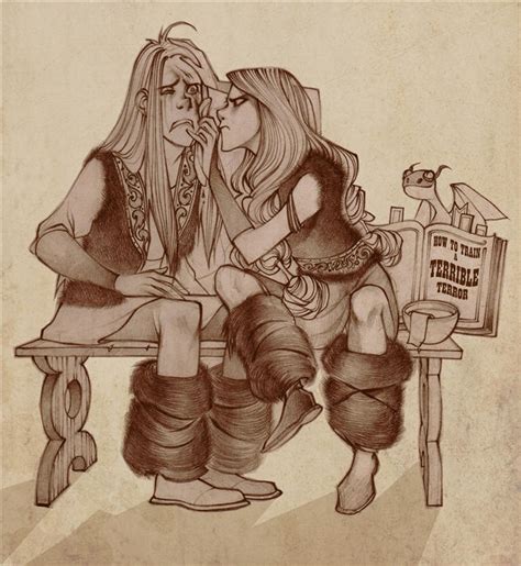 How To Train Your Dragon Twins By Phobs On Deviantart