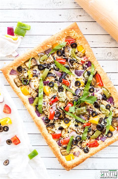 Vegetarian Puff Pastry Tart Cook With Manali