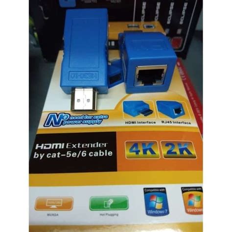 Promo HDMI EXTENDER 30M OVER BY UTP CAT5E CAT6 Diskon 1 Di Seller