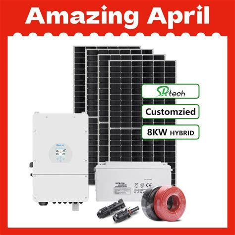 Complete Set 10kw 15kw 20kw Solar Panels System 5000 W On Off Grid