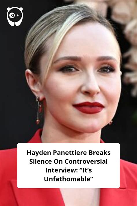 Hayden Panettiere Breaks Silence On Controversial Interview Its