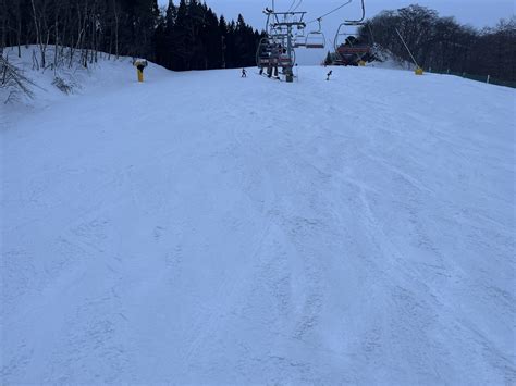2024 2025 スキー10日目 ハチ北高原スキー場 テクニカルへの道