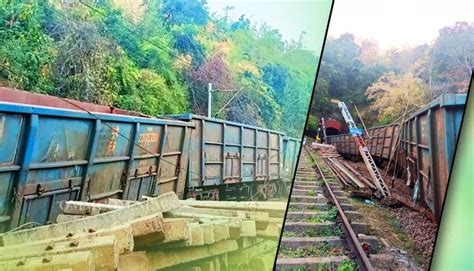 Goods Train Derails Near Odisha Border Disrupting Rail Traffic Odisha