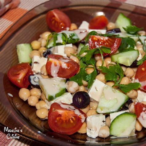 Salata Mediteraneana De Naut Mediterranean Chickpea Salad Madeline Ro