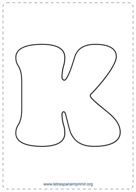 Letras K Para Imprimir Letras Para Imprimir