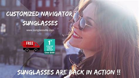 The Perfect Customized Navigator Sunglasses For Promotions