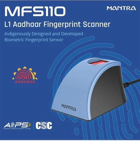 Sensor Type Optical Sensors Mantra MFS 110 L1 Biometric Single