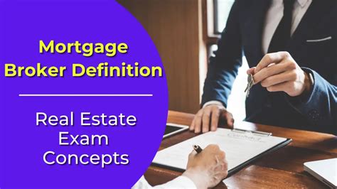 Mortgage Broker Definition Real Estate License Wizard