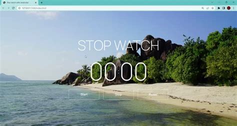 Video Manoj Jaiswal On Linkedin Stopwatch Javascript Html Css