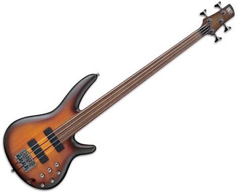 Ibanez Srf700bbf Workshop Fretless 4 String Electric Bass Brown Burst