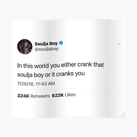 Soulja Boy Tweet Premium Matte Vertical Poster Sold By Ellen Chen SKU