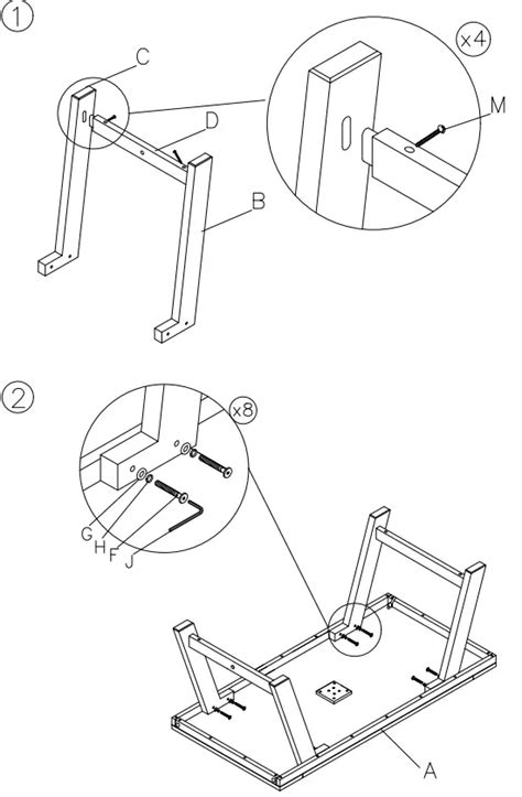 Ashley T356 13 Carynhurst Table Instruction Manual
