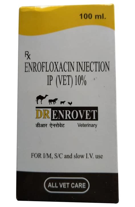 Ml Enrofloxacin Injection Prescription Packaging Type Box At Best Price In Arwal