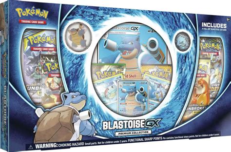 Pokemon Sun Moon Blastoise Gx Premium Collection 6 Booster Packs 3